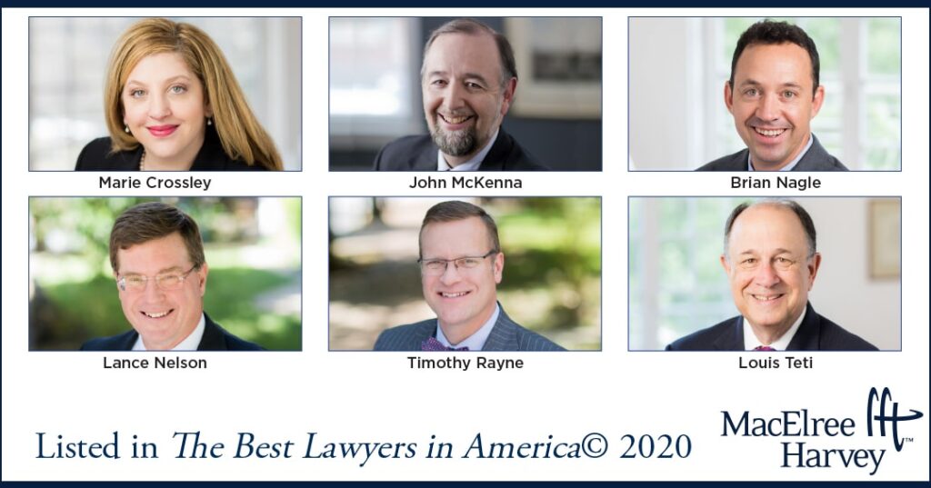 6 MacElree Harvey Attorneys Named to The Best Lawyers in America© 2020 ... 6 MacElree Harvey Attorneys Named to The Best Lawyers in America© 2020 ...